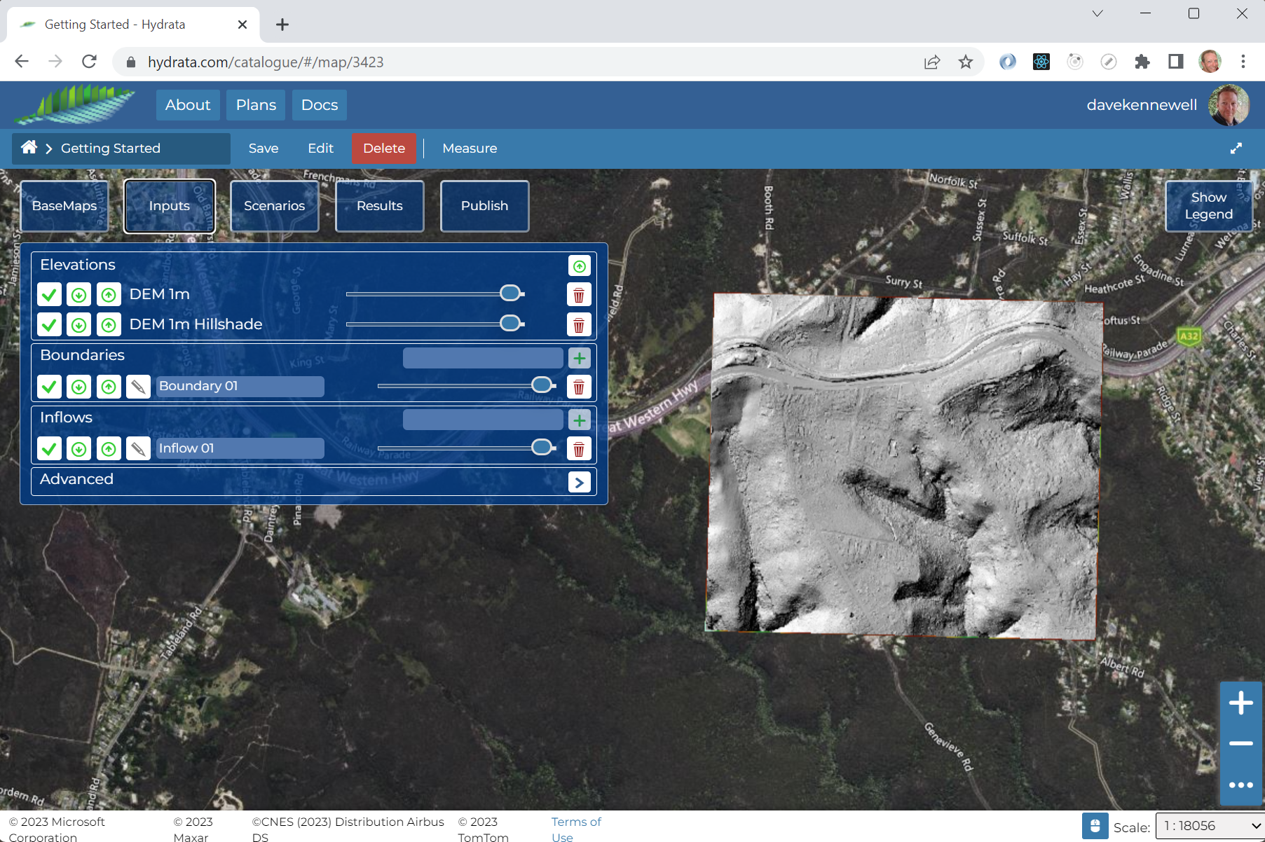 Upload Elevation Data — Hydrata Documentation Upload Elevation Data — Hydrata Documentation